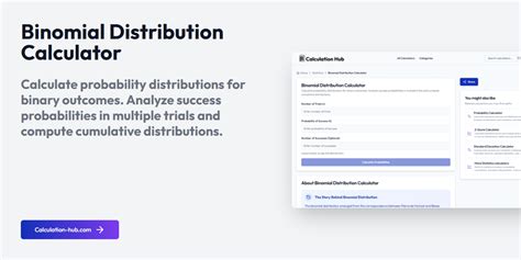 Binomial Distribution Calculator Calculation Hub Every Calculation