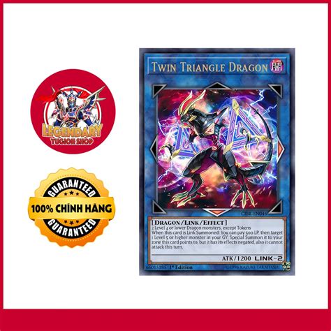 Thẻ Bài Yugioh Chính Hãng Twin Triangle Dragon Shopee Việt Nam