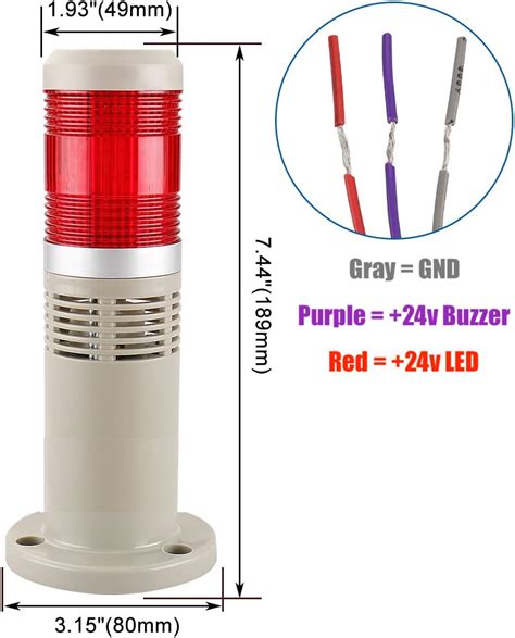 Warning Alarm And Buzzer Extension Alarm For Fd 60 Forensics Detectors