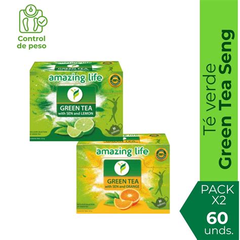 Té Verde Green Tea Seng Limón And Naranja Inkafarma