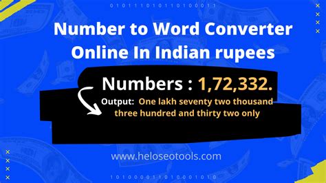 Number To Word Converter Indian Rupees Helpseotoolscom