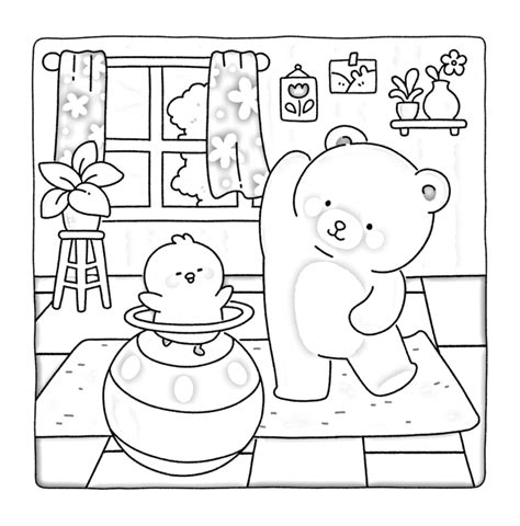 Gummy And Pecky Para Colorir Super Cute Coloring Book For Adults And