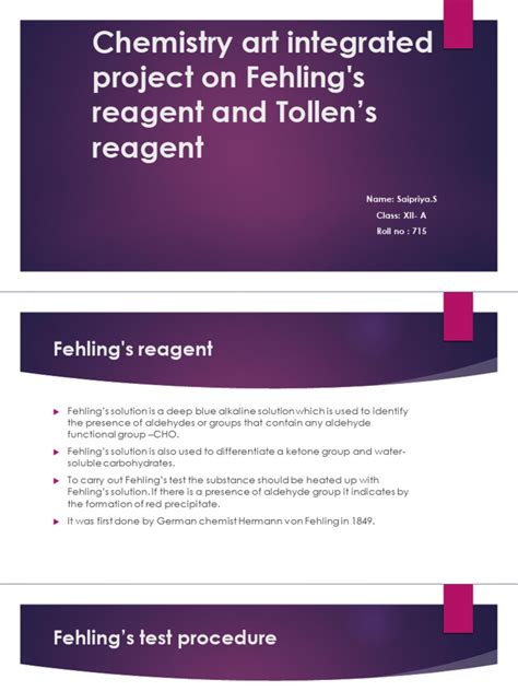 Chemistry Fehlings Reagent Pdf Chemical Substances Chemical Compounds