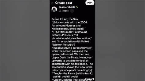 Entire Spongebob Movie Script Youtube