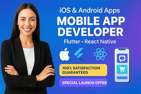 Develop Ios Andriod Mobile App Using Flutter Or Reactive Native By Lily