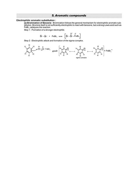 Solution Aromatic Compounds Aromatic Compounds Aromatic Compounds