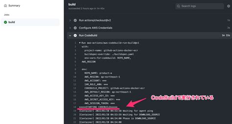 Github Actions からcodebuildを呼び出してdocker Build する My Note