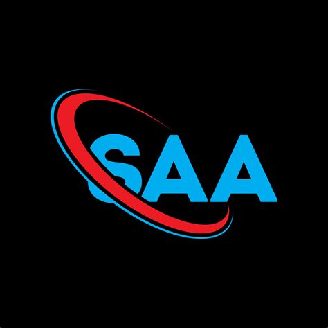 Logotipo De Sa Sa Carta Diseño Del Logotipo De La Letra Saa Logotipo