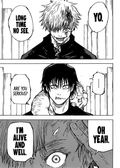 Gojo Vs Toji Manga Panel