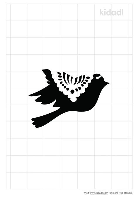 Printable Bird Stencil Designs