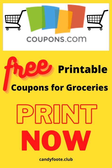 Free Printable Grocery Coupons
