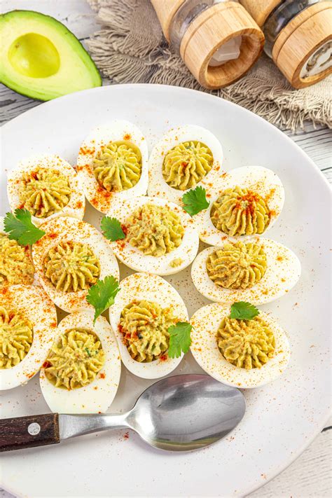 Avocado Deviled Eggs Recipe About A Mom