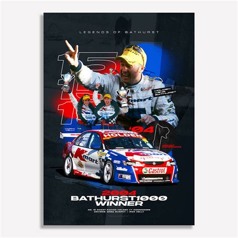 2004 Bathurst 1000 Winner Poster Authentic Collectables