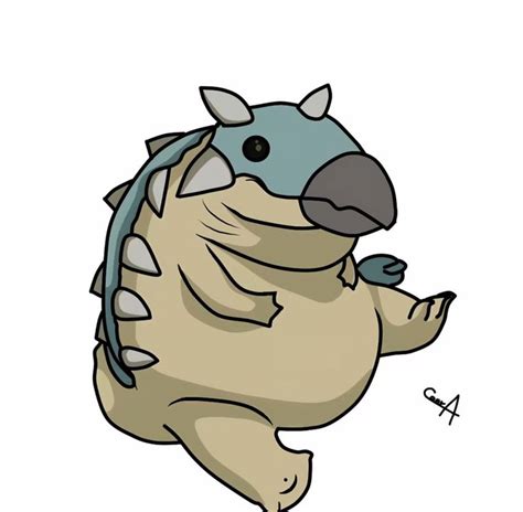 Cute Drawings Of Ankylosaurus Chibi Ankylosaurus Drawing Reference