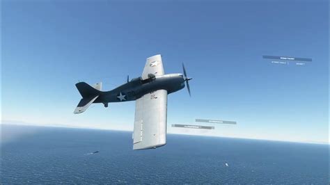 와일드캣으로 드골에 착륙f4f Wildcat Landing On Modern Aircraft Carriercharles De