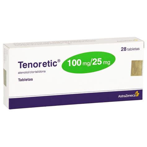 Tenoretic Astrazeneca 28 Tabletas