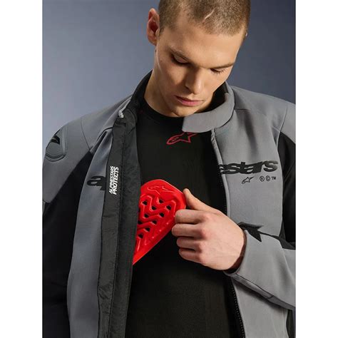 Alpinestars Smx Waterproof Racing Jacket Grey Motardinn