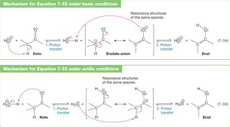 7 9 Keto Enol Tautomerization An Example Of Bond Energies As The Major