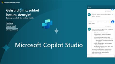 Makale Microsoft Copilot Studio Excelturkey Eğitim Ve Destek