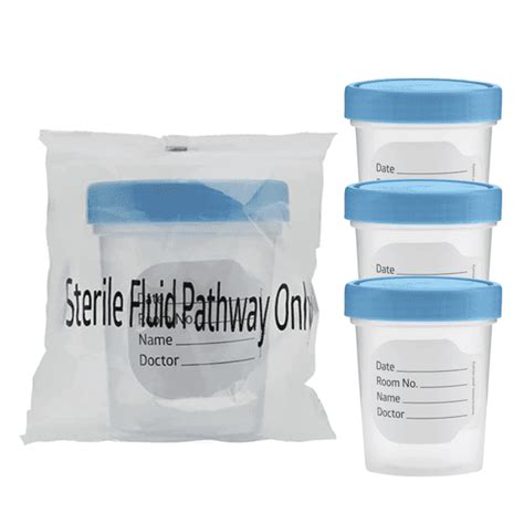 Fecal Collection Stool Container Sterile Sample Specimen Bottle Cup 60