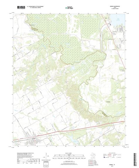 Kerens Tx 2019 24000 Scale Map By United States Geological Survey
