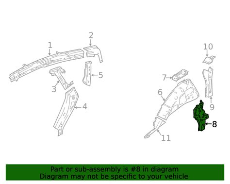 41007431557 2018 2019 Bmw 640i Xdrive Gran Turismo Panel Reinforced