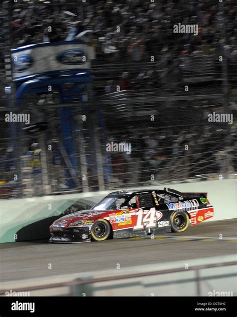 Tony Stewart Wins The Nascar Sprint Cup Series Ford 400 At Homestead