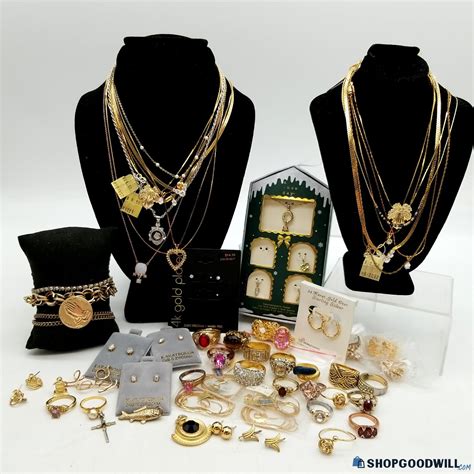 1 Lb Gold Filledplated Assorted Jewelry Lot