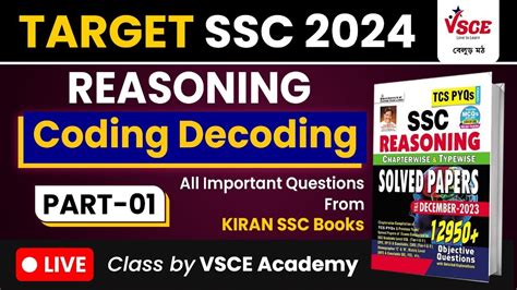 Coding Decoding Part 1 Logical Reasoning Ssc Cgl Chsl Mts Gd