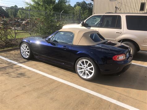 We Got New Stripes In Our Marina Matches The Boats Wheels Miata