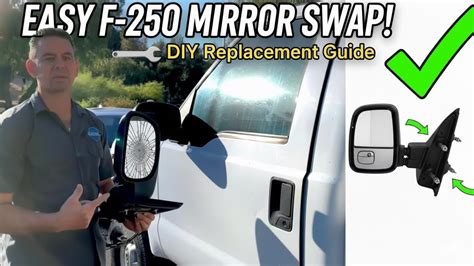Quick And Easy How To Replace The Mirror On Your Ford F 250 Youtube