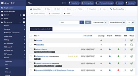 Joomla® File And Download Manager Rsfiles