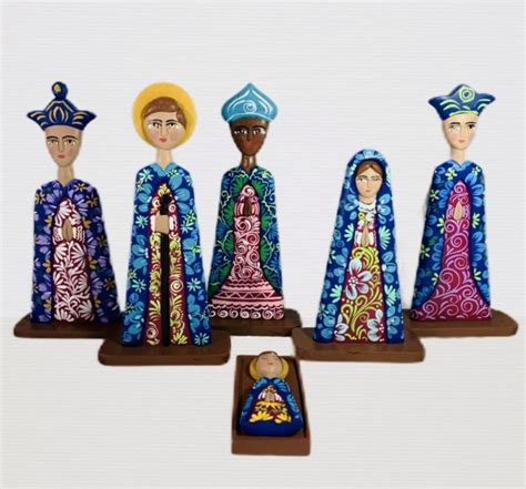 Unique Floral Nativity Scene Nicaraguan Folklore Costumes Fair