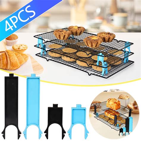Stackable Oven Cooling Rack For Baking Sturdy Tray Stand With