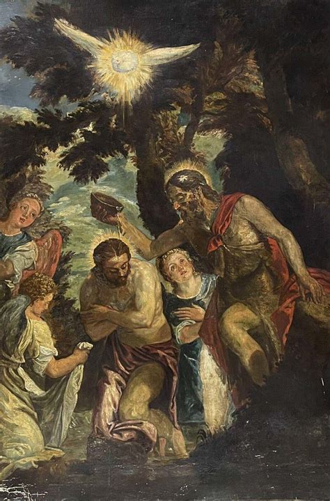 Christ Oil Painting 79 For Sale On 1stdibs Jesus Christ Oil