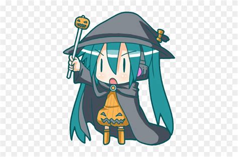 Hatsune Miku Halloween Anime Halloween Hatsune Miku Full Size Png