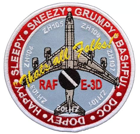 Boeing E 3 Sentry Awacs Raf Embroidered Patch Eur 1940 Picclick It