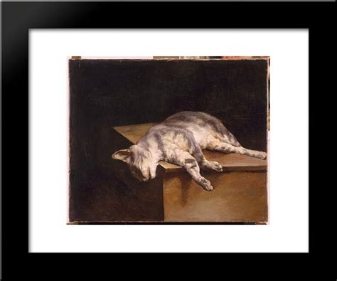 Dead Cat 20x24 Framed Art Print By Theodore Gericault