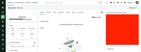 Account Smart Panel Integration Salesloft Api