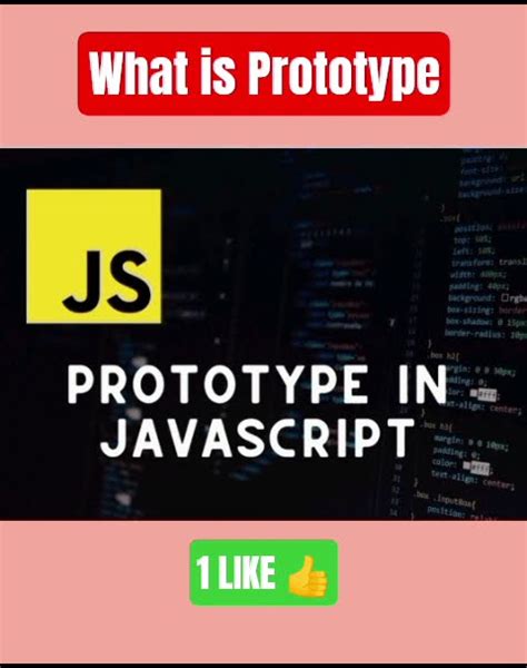 What Is Prototype In Javascript Shorts Coding Javascript Prototype