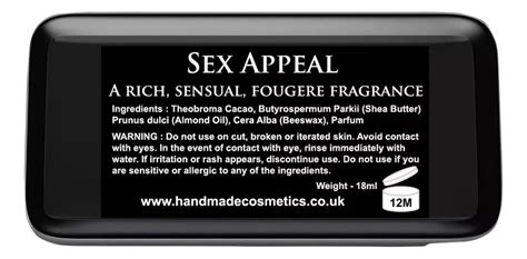 Sex Appeal Von Handmade Cosmetics Meinungen And Duftbeschreibung