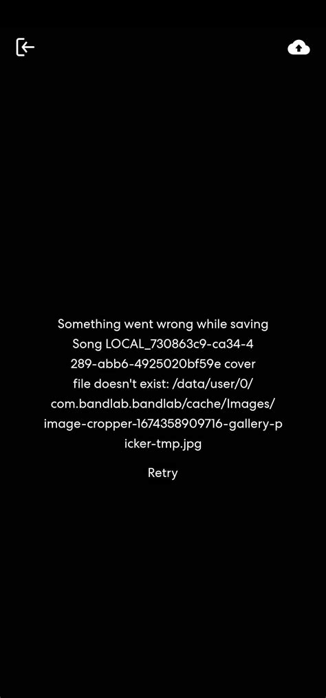 Something Went Wrong While Saving Rbandlab