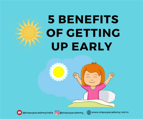 5 Benefits Of Getting Up Early