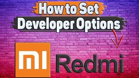 How To Set Developer Options On Redmi Youtube