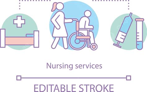 Nursing Service Concept Icon Vector Trauma Logo Vector Vector Trauma