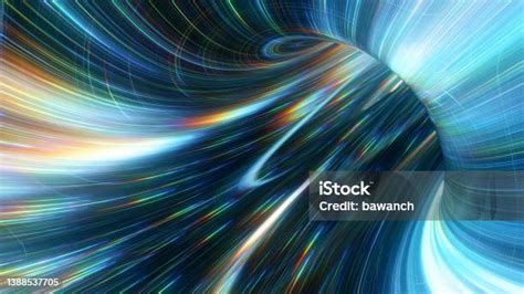 스페이스 타임 공상 과학 디지털 예술 개념 왜곡 워프 에 공간 구부러진 곡선 으로 구멍 3d 렌더링 0명에 대한 스톡 사진 및 기타 이미지 Istock