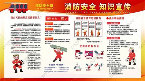 Fire Safety Bulletin Board Template Download On Pngtree