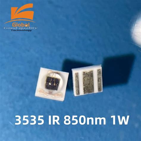 10 шт 3535 ИК светодиод 1 Вт 850 нм инфракрасный излучатель диод ночного видения аксессуары для