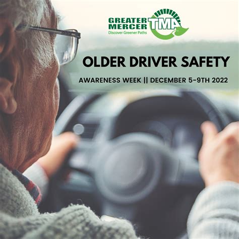 Older Driver Safety Awareness Week December 5 9th Greater Mercer Tma