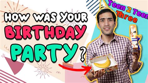 چطور در مورد جشن تولد خود به انگلیسی صحبت کنیم؟ Youtube